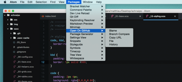 Atom, l'éditeur made by Github